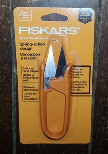 Fiskars Thread Snips with Spring Action Design -Stainless Steel Blades ...