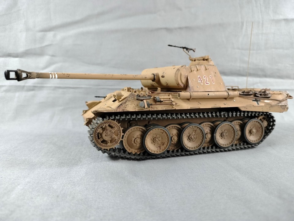 Built 1/35 WW2 German Panther Sd.kfz171 #421 Regiment #6 | eBay