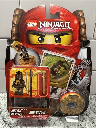 Lego Ninjago Masters Of Spinjitzu Cole DX 2170 New Sealed 21 pcs ...