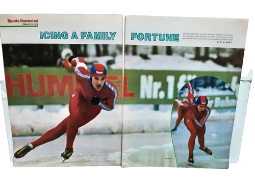 1979 Sports Illustrated Eric Heiden Beth Heiden Speed Skating 4 Page ...