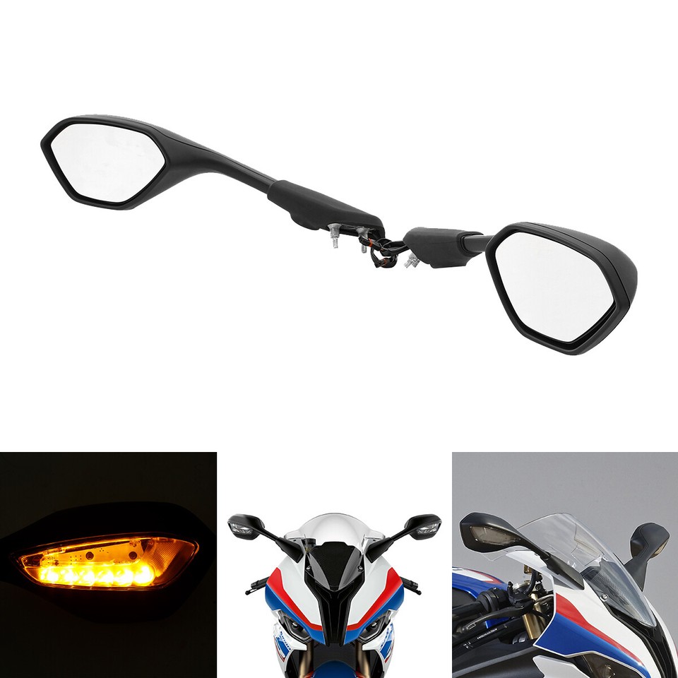 RearView Mirrors LED Turn Signals Fit For BMW S1000RR S 1000RR 2019 ...