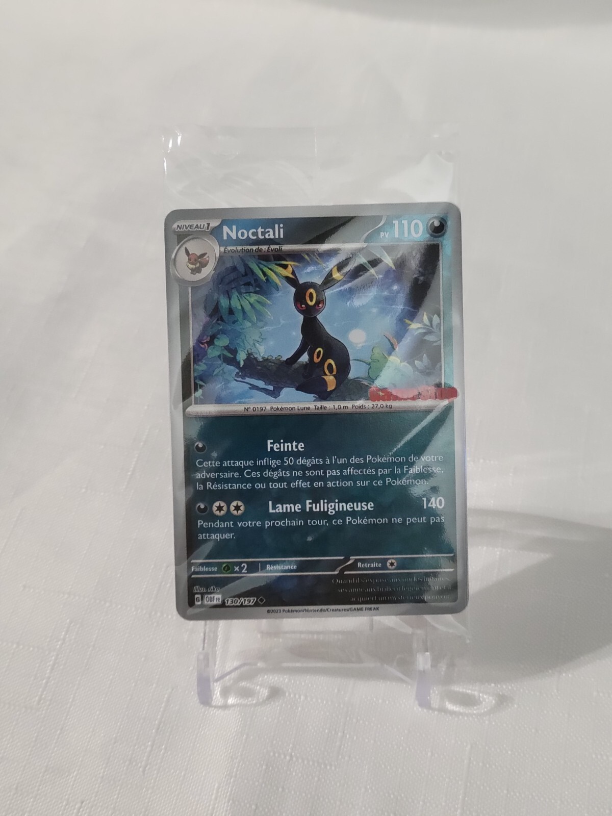 🔥 Pokemon TCG 🔥 Noctali (Umbreon) 130/197 - Sealed French GameStop ...