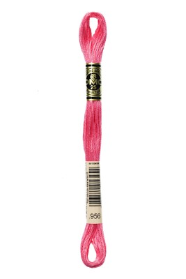 DMC - Color # 956 - (Hot Pink) -- Embroidery Floss -- Per Skein | eBay