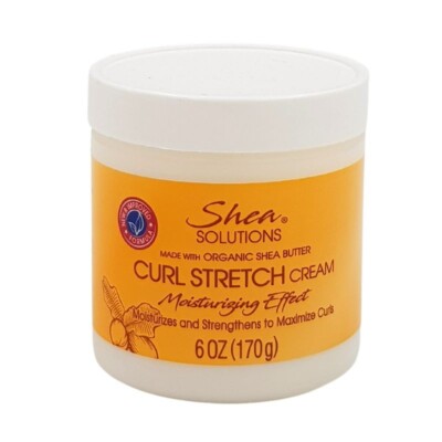 Shea Solutions Curl Stretch Cream Strengthens and Moisturizes 6oz | eBay