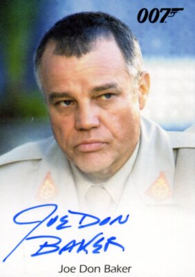 James Bond Archives Spectre Joe Don Baker as Brad Whitaker Autograph ...