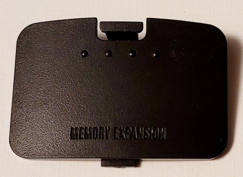 Black Nintendo 64 Jumper Pak Lid N64 Pack Memory Expansion Cover ...