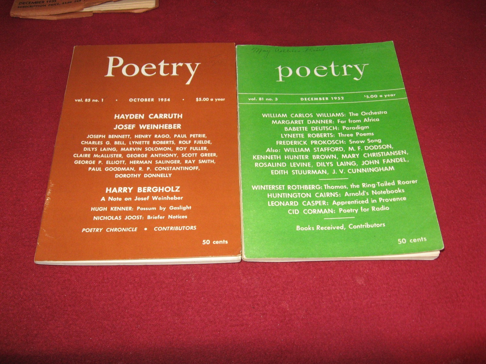 1952-54 Poet Lynette Roberts, Two Uncommon Items | eBay