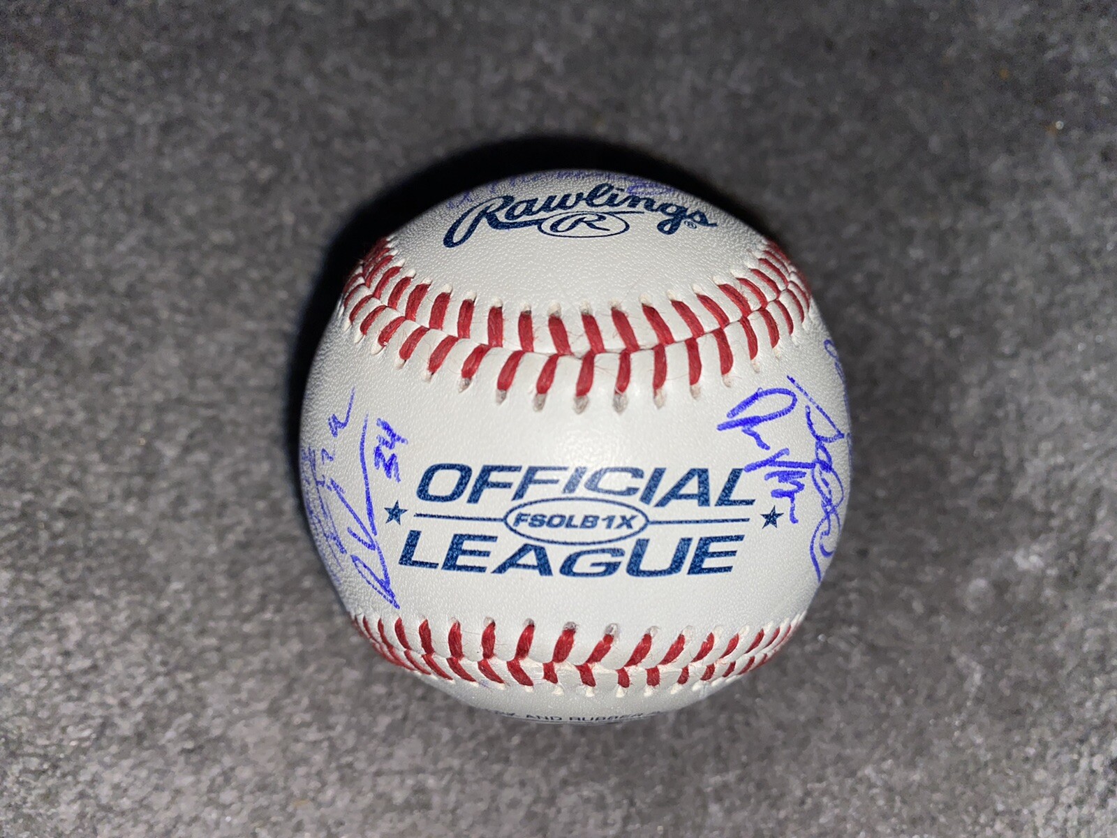 2023 BOWLING GREEN HOT RODS TEAM SIGNED BASEBALL COA TAMPA BAY RAYS ...