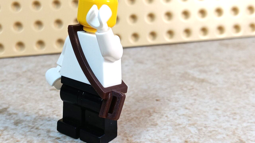 LEGO Sword Sling Shoulder Strap Pirates Scabbard Dark Brown Cutlass ...