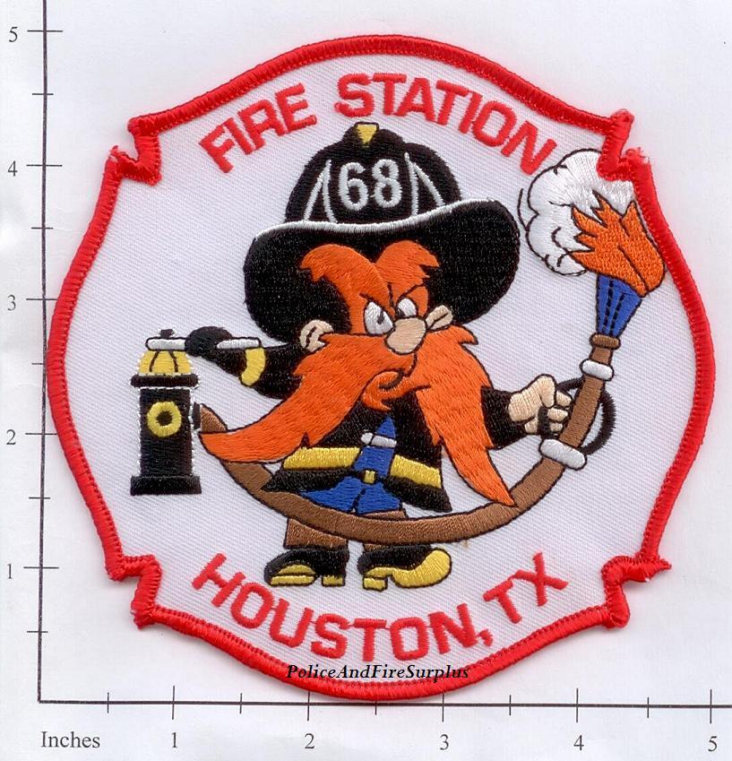 Texas - Houston Station 68 TX Fire Dept Patch v2 - Yosemite Sam | eBay