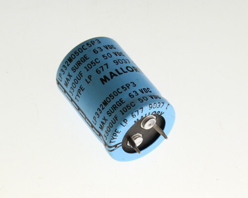 (25pcs) 3300uF 50V DC Radial Snap In Mount Electrolytic Capacitor 50VDC 3300mfd | eBay