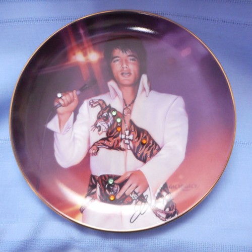 Vintage "The Superstar" Remembering ELVIS Collector's Plate (Bradford ...