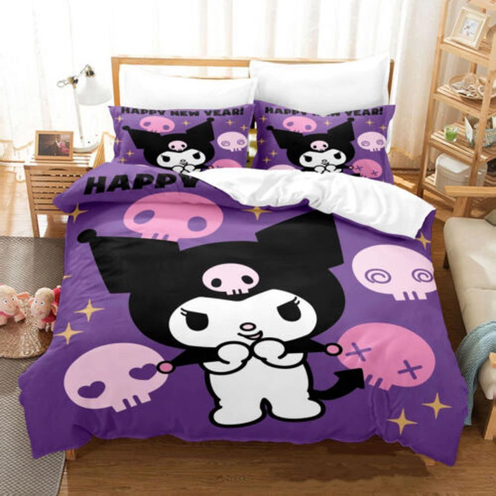 Cartoon Happy Kuromi Girl Bedding Sets | ID 22189573 by Islam Gomaa ...