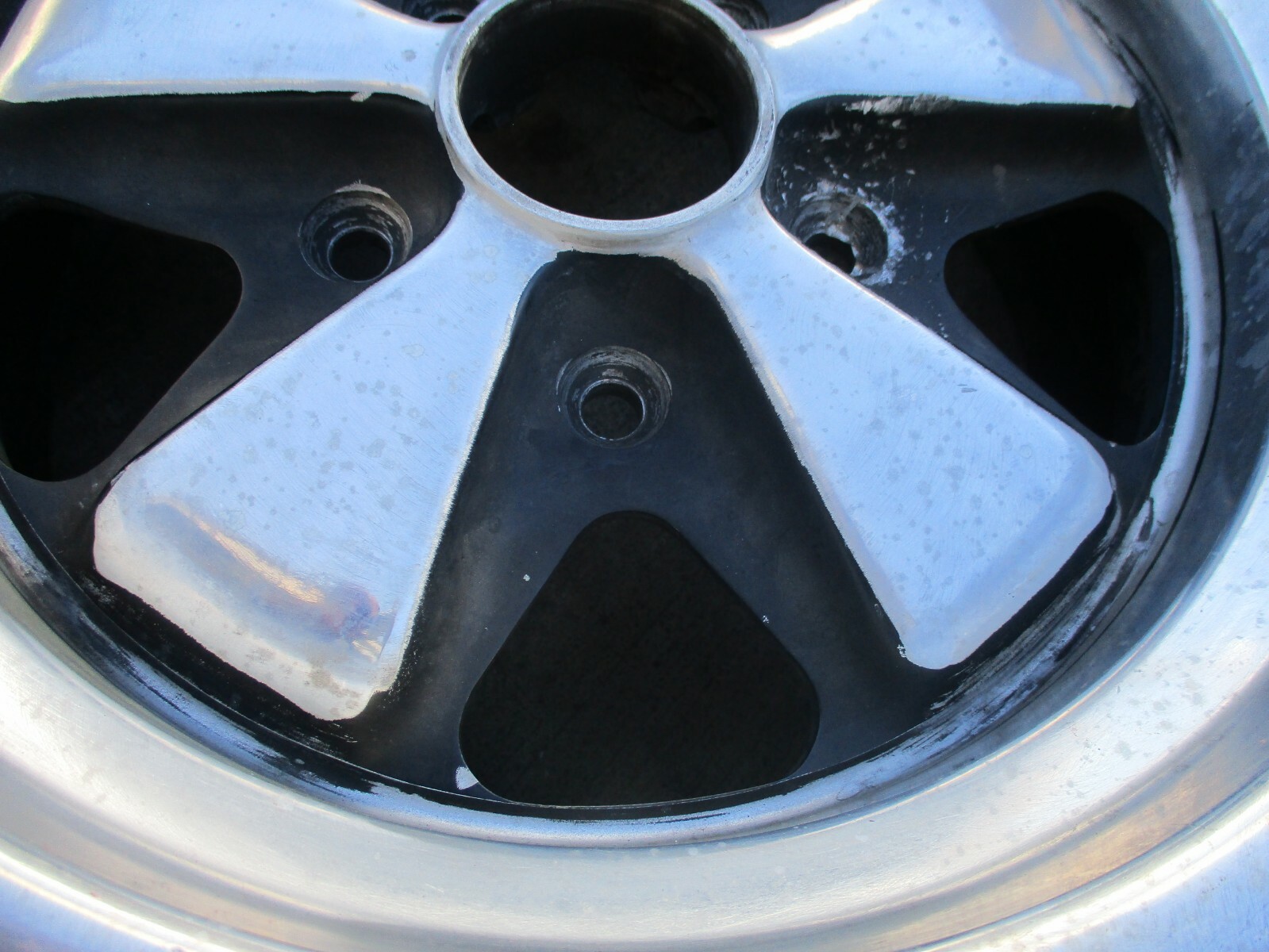 2- PORSCHE 15” X 8” POLISHED FUCHS Wheels 911-930 Original Wheels OEM ...