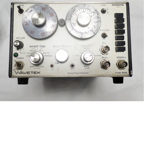 WAVETEK 1801B SWEEP/SIGNAL GENERATOR 1-950 MHz, FOR PARTS OR NOT ...
