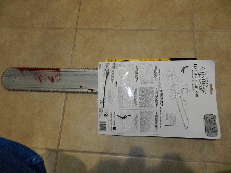 GUNNAR HANSEN LEATHERFACE TEXAS CHAINSAW MASSACRE AUTOGRAPHED CHAINSAW ...