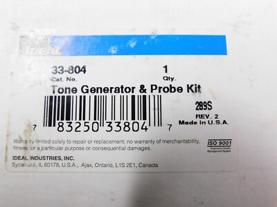 Ideal Tone Generator and Probe Kit | eBay