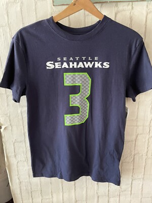 Seattle Seahawks Football Tshirt Boys M-10/12 Wilson #3 NFL Team ...