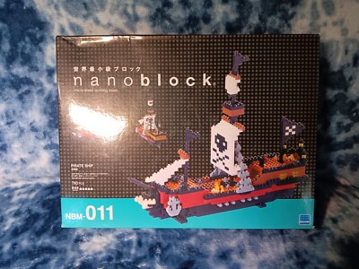 Nanoblock Pirate Ship NBM-011 780 Pieces, Micro-Sized Building Blocks ...