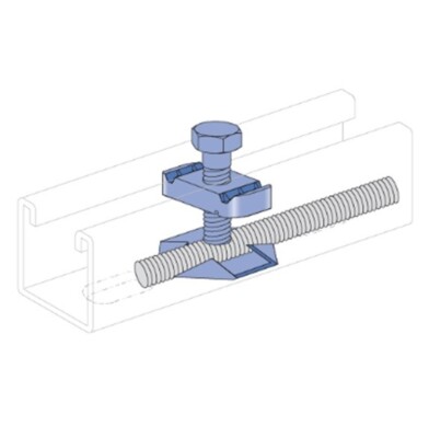 Unistrut P2485K EG - Seismic cradle clip kit, electro galvanized finish ...
