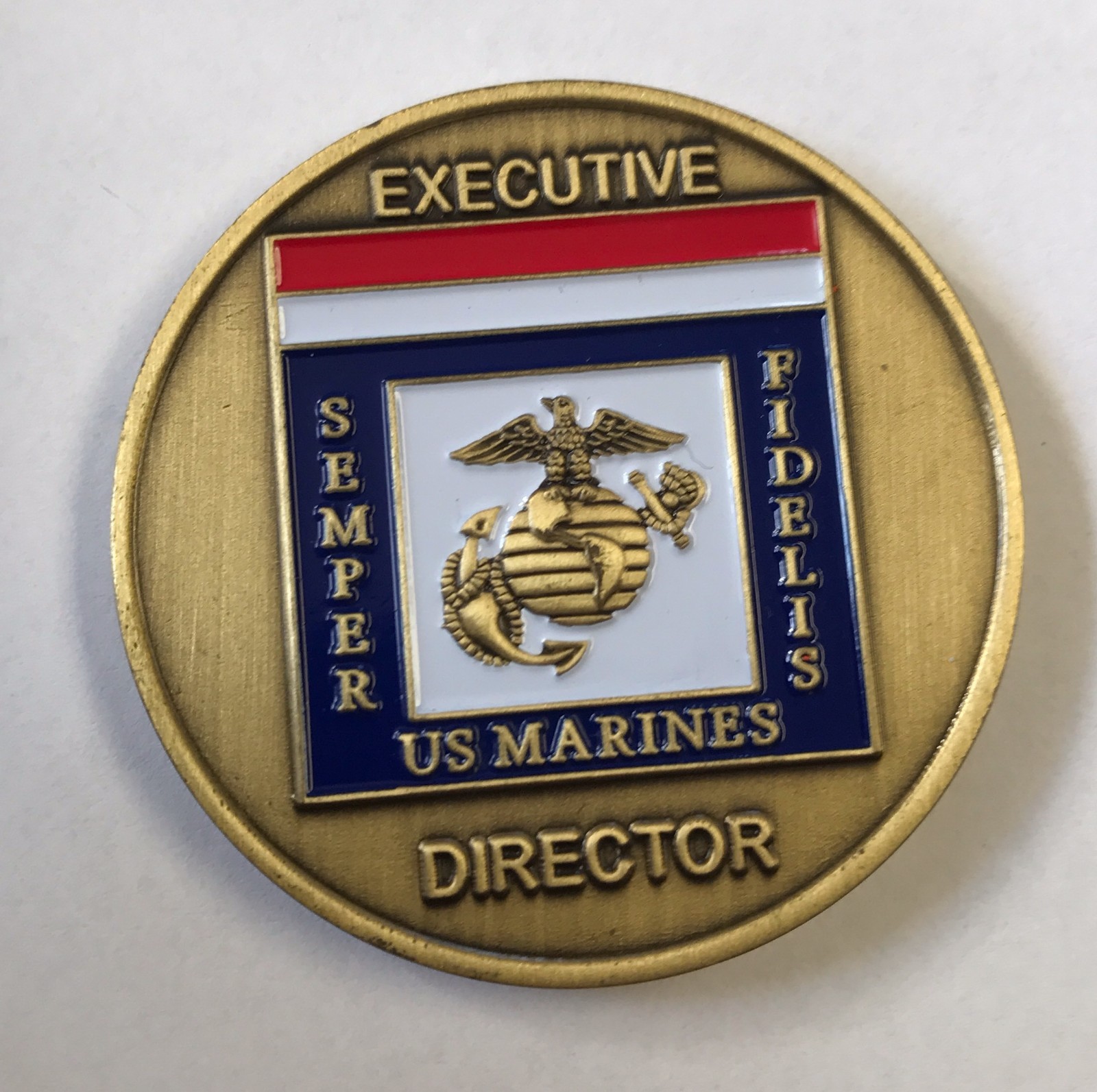 USMC US Marine Corps Intelligence School Executive Director 1.75" Coin ...