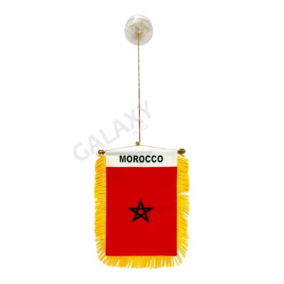 Morocco Flag Mini Banner / Double Sided Mini Morocco Car Window Flag | eBay