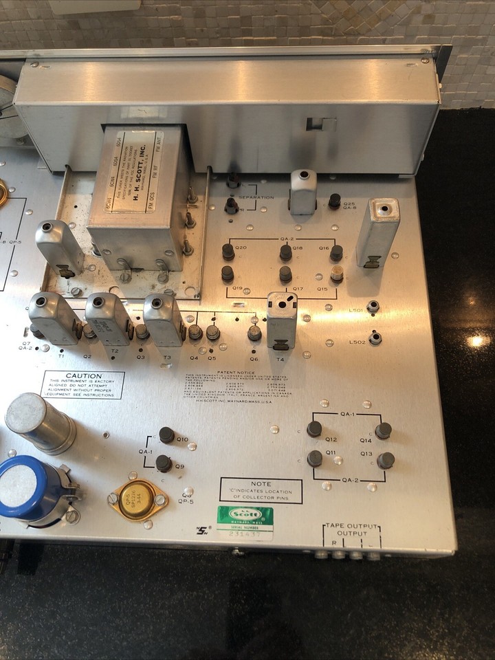 Scott Stereomaster 4312 4000 Series Transistor FM MPX Stereo Receiver #231437 | eBay