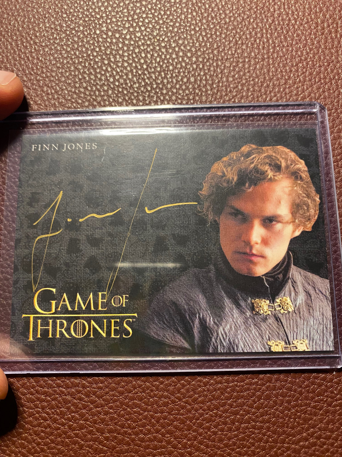 Finn Jones as Loras Tyrell Gold Autograph, Game of Thrones Valyrian ...