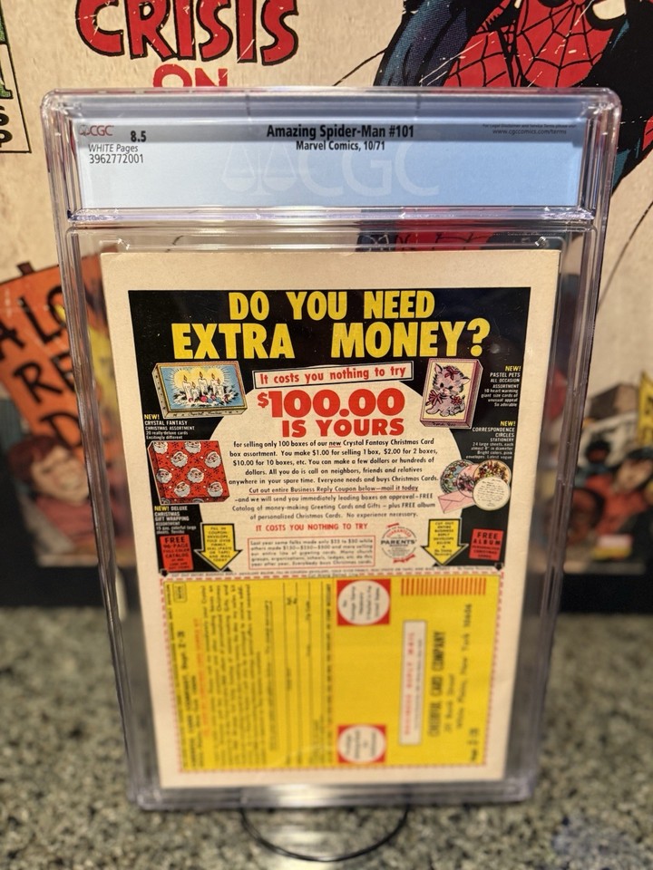 Amazing Spider-Man #101 (1971) – First App of Morbius CGC 8.5 Rare ...