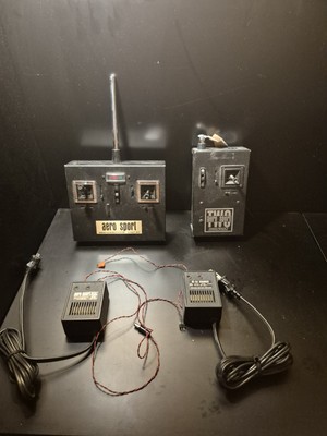 HOBBY SHACK AERO SPORT VINTAGE TRANSMITTER ONLY LOT WITH CHARGERS | eBay