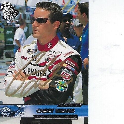 CASEY MEARS SIGNED 2003 PRESS PASS RACING #45 - NASCAR | eBay