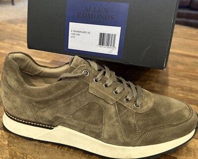 New Men’s 11 D Allen Edmonds A Trainer Grey Shoes 3173 Sneaker | eBay