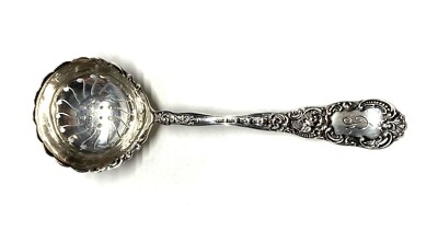 Theo A Kohn & Son Vintage Tea Bag Strainer Sterling Silver 5 7/8" mono ...