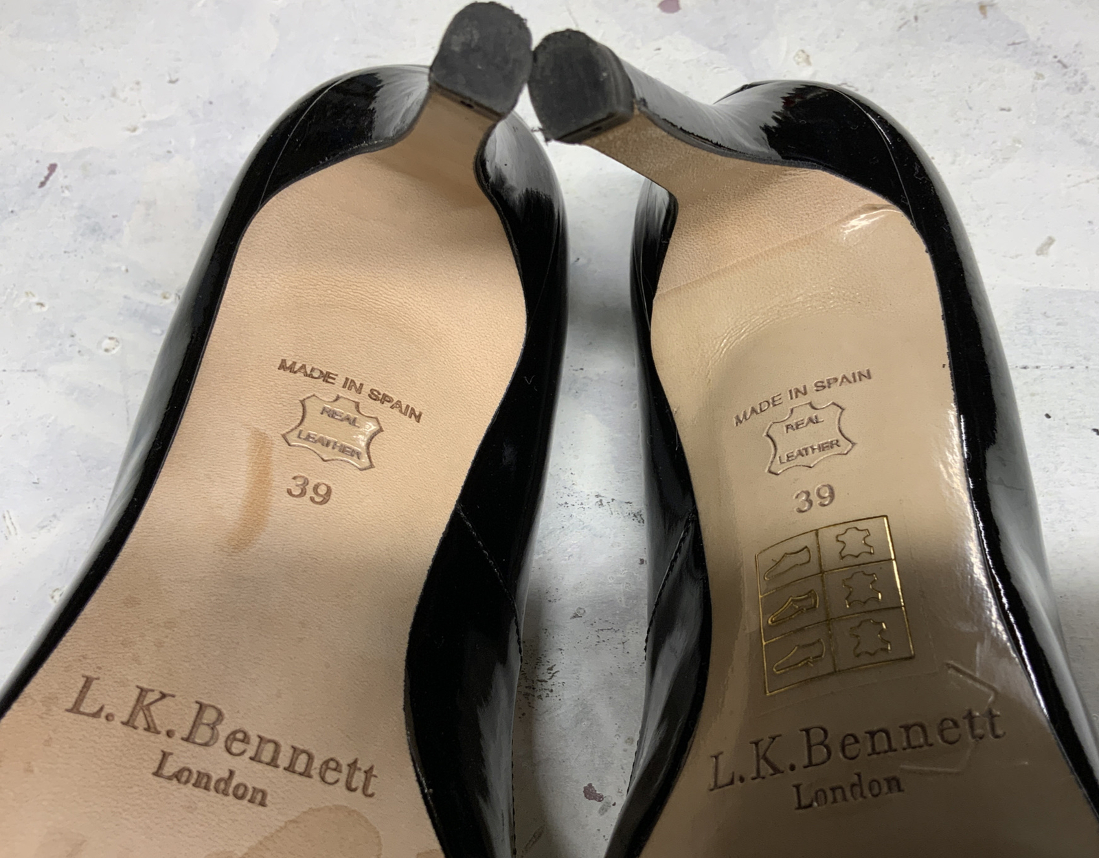 Black LK Bennett Shilo Leather Pumps Heels SIZE 39 EU… - Gem