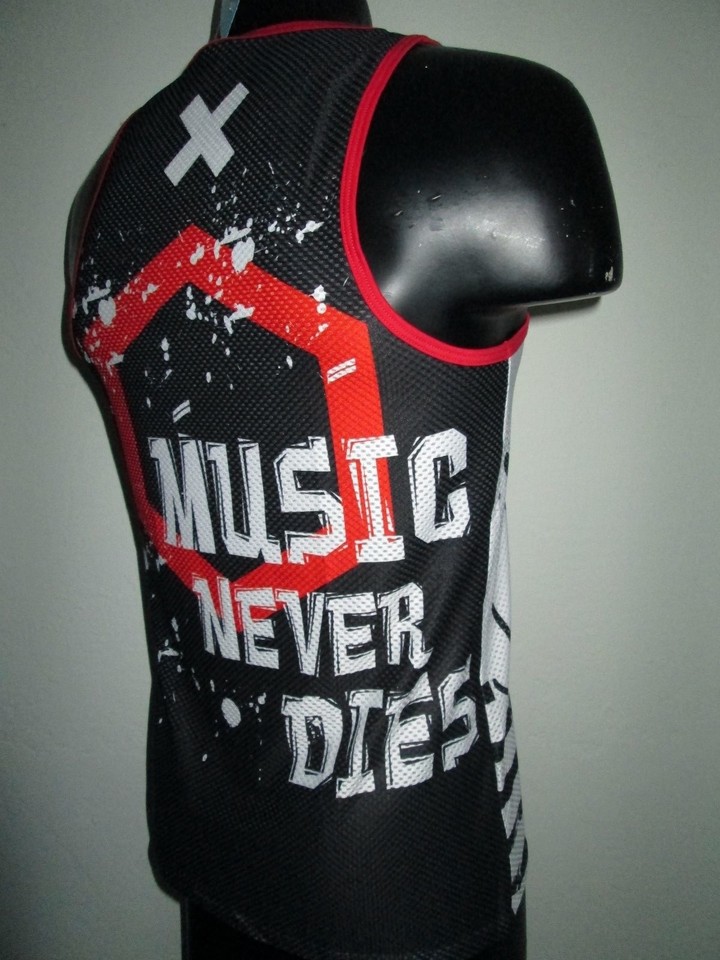 JOR Clothing Music Tank Top Black / White (L) | eBay