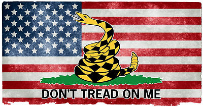 Gadsden Flag sticker decal USA Flag Dont Tread on Me Truck car window ...