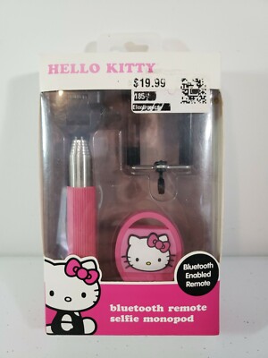 Hello Kitty Bluetooth Remote Selfie Monopod by Sakar - NIB Fast ...