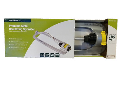 Melnor Sprinklers Premium Metal Oscillating Sprinkler Covers Up To 3600 ...