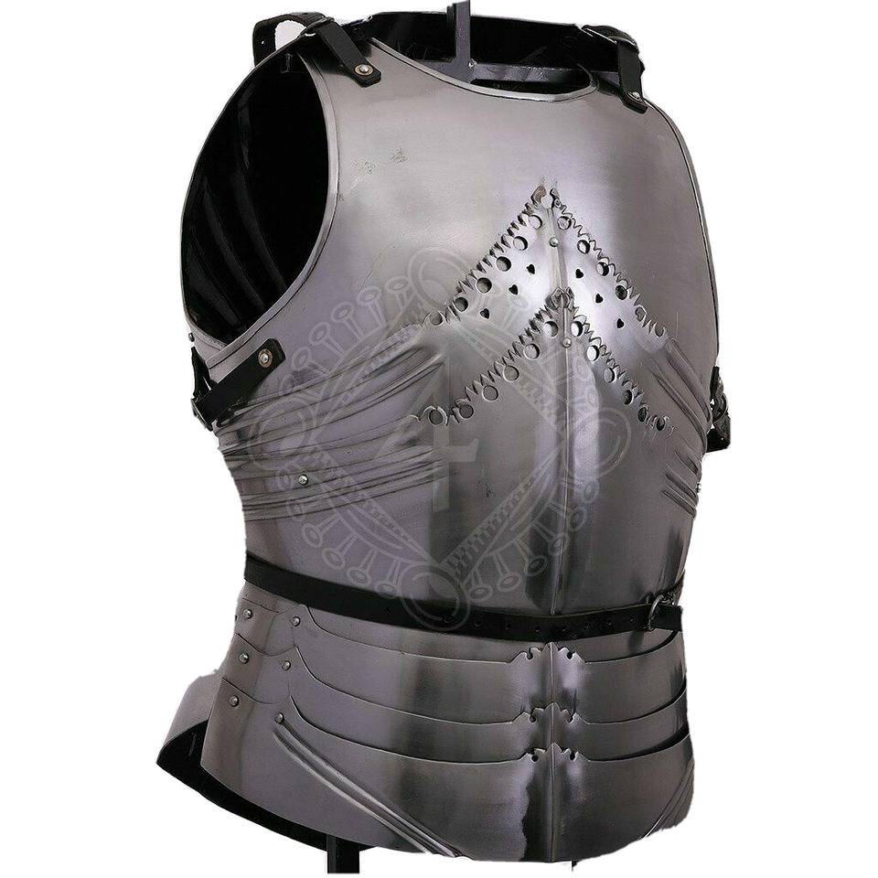 Medieval Larp Gothic steel cuirass made from metal Breast-Plate Armor ...