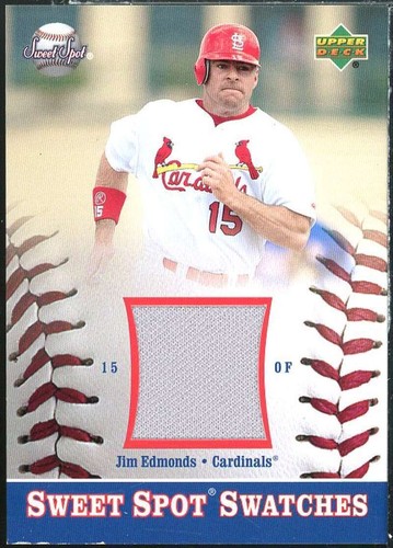 Jim Edmonds Card 2002 Sweet Spot Swatches #SJE | eBay