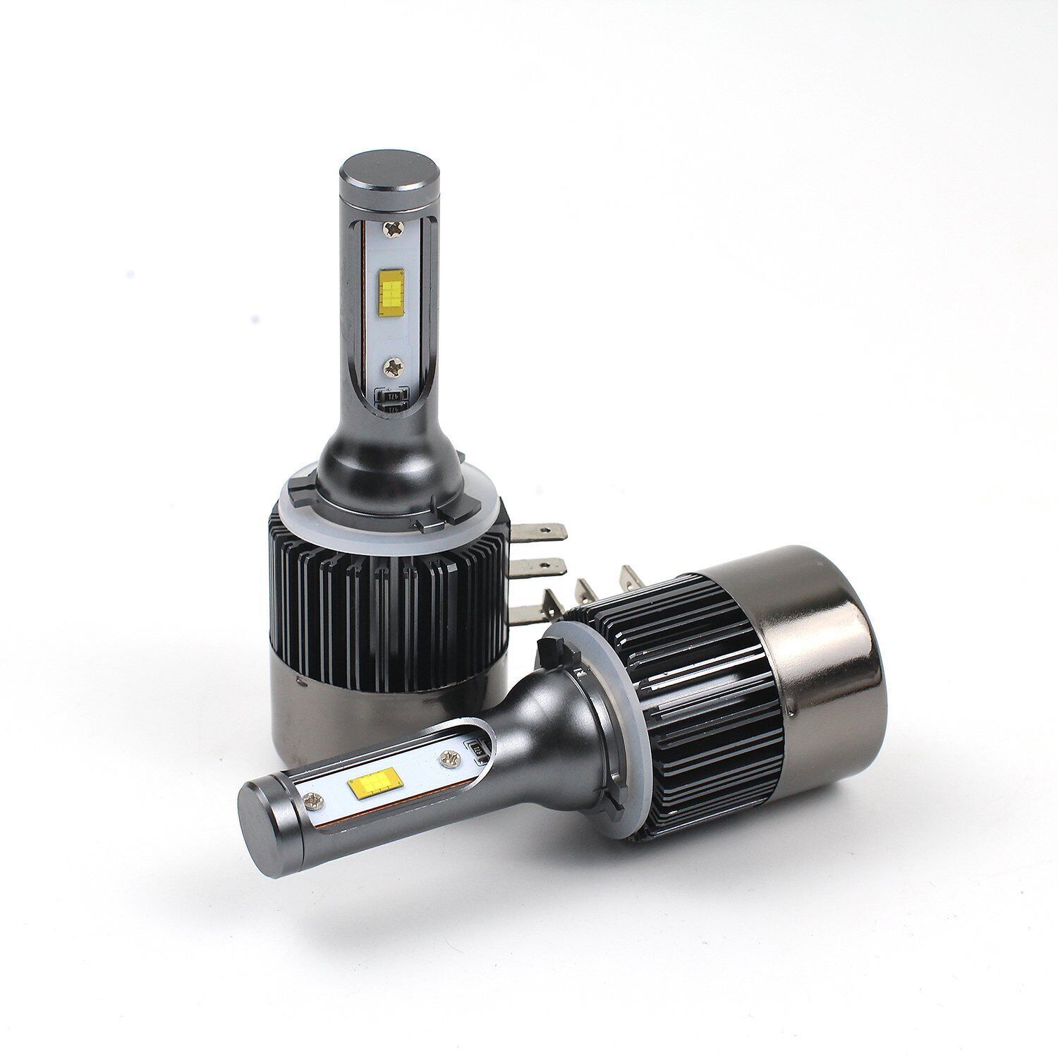 H15 LED Headlight Canbus Bulbs Kit Hi/Low Beam White 24000LM Super ...