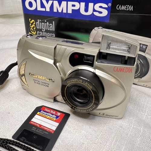 Olympus Camedia D-450 Zoom Digital Camera 1.3 MP 3x Optical W/ Memory ...