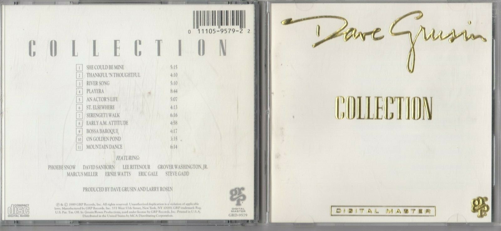 Dave Grusin - Collection (CD, Jan-1989, GRP (USA)) 11105957922| eBay