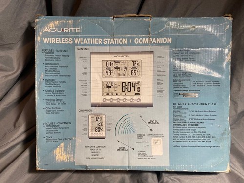 Acurite Wireless Weather Station Silver NIB - Model 00605RX-WA | eBay