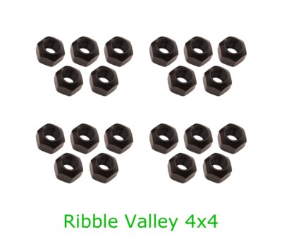 20 X Land Rover Defender Discovery 1 Black Steel Wheel Nuts - RRD500010 ...