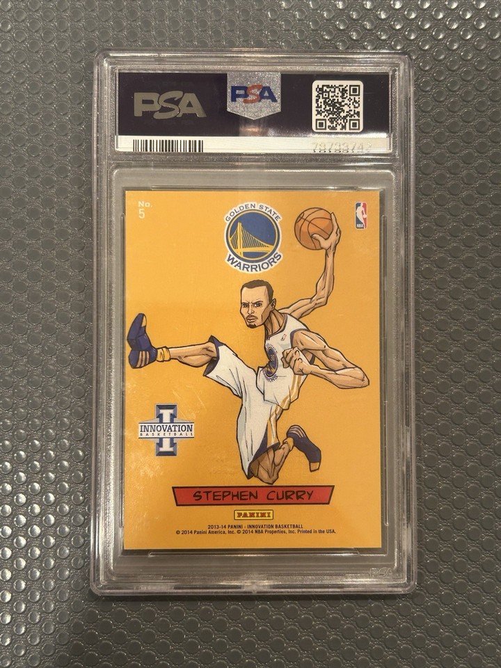 2013 Panini Innovation Kaboom Stephen Curry PSA Authentic First Kaboom ...