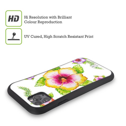 HEAD CASE DESIGNS WATERCOLOURED FLORALS HYBRID CASE FOR APPLE iPHONES ...