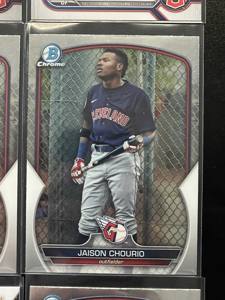 JAISON CHOURIO 2024 Bowman's Best FUTURE GAME RPA /500 Cleveland ...