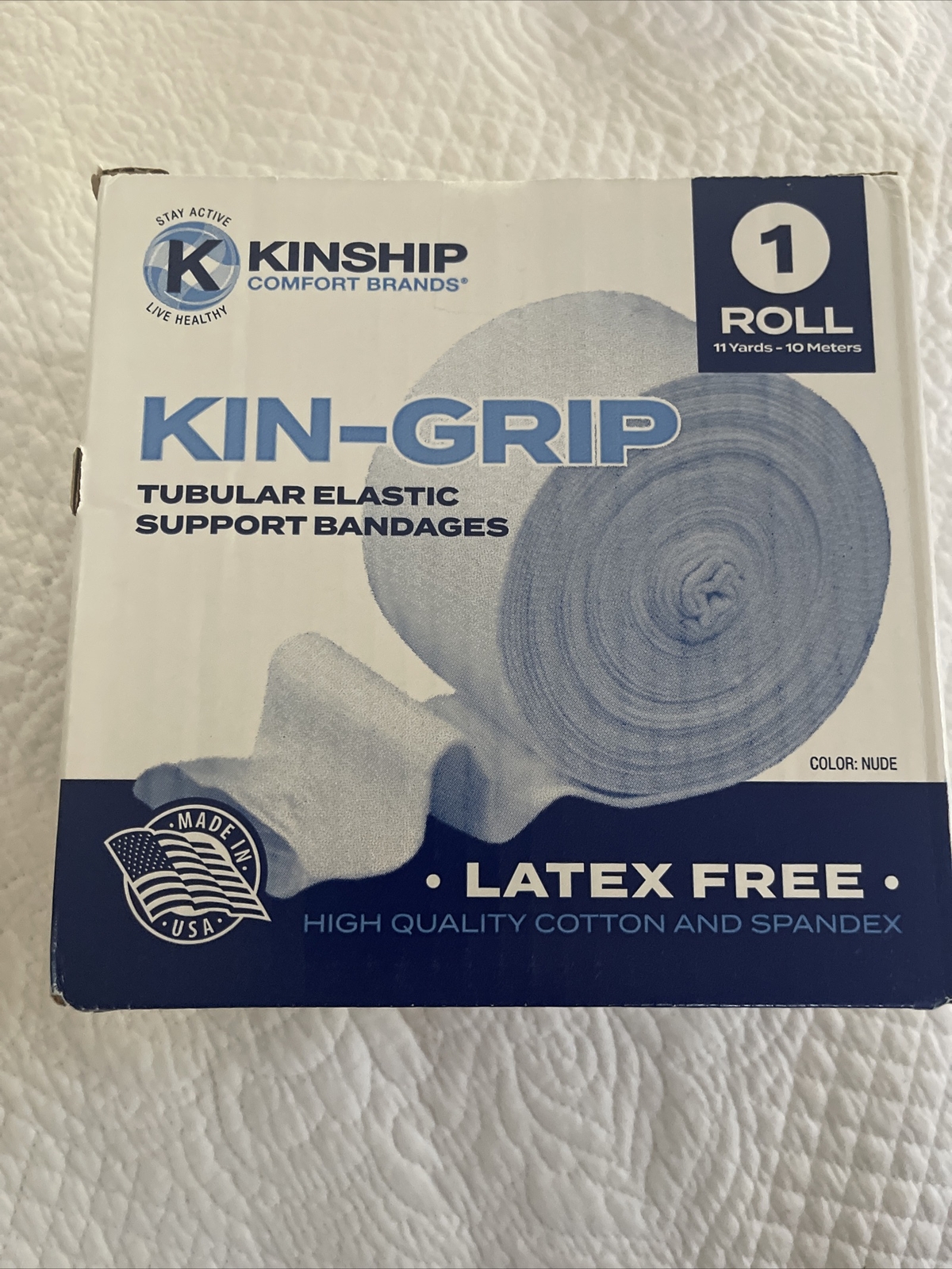 Kinship Kin-Grip Tubular Elastic Support Bandage Size D, Color Nude, 11 ...