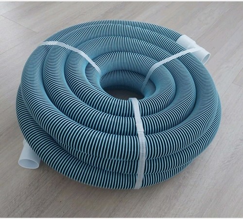 10m Swimming Pool Vacuum Vac Hose Spiral Wound 38mm Swivel Cuff UV ...